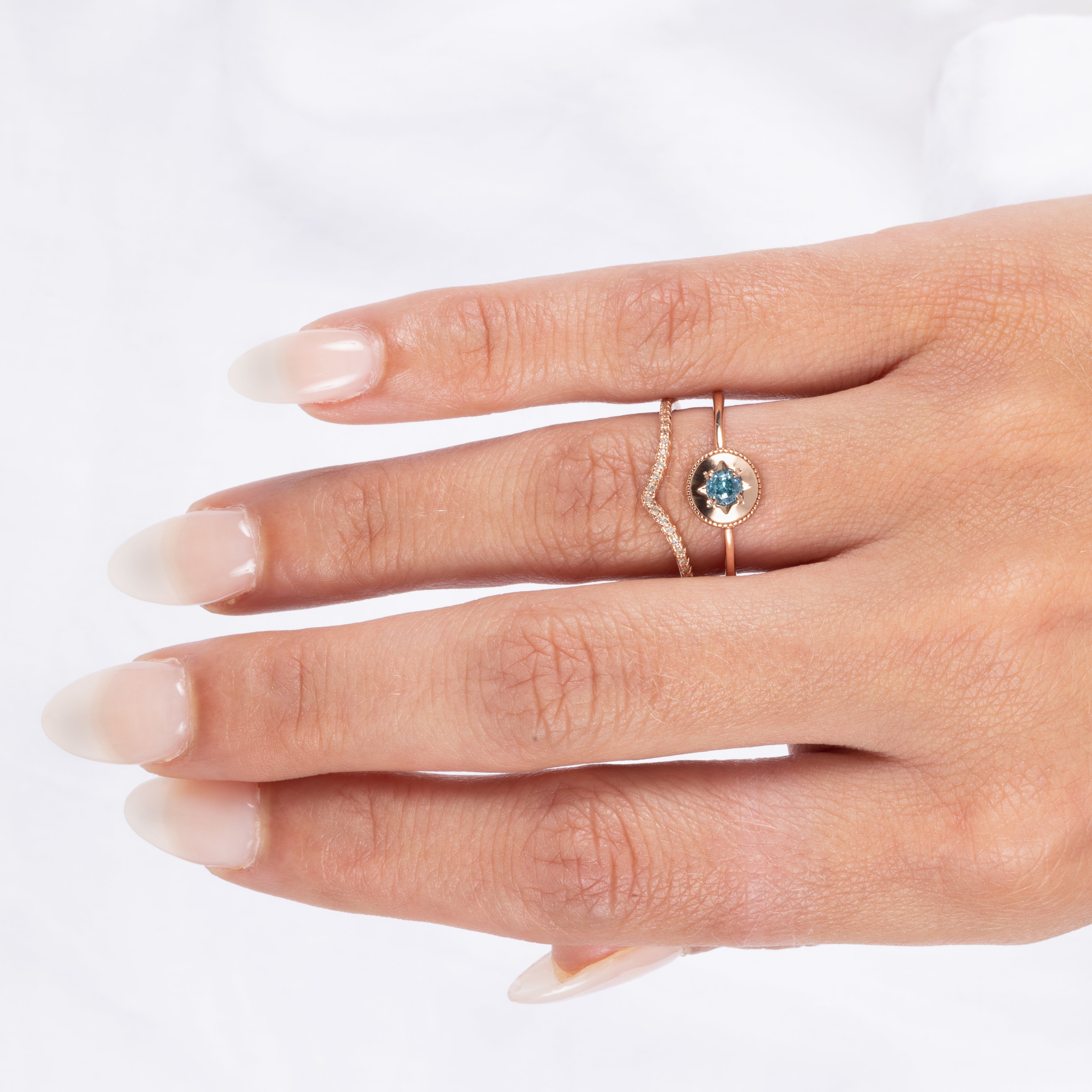 Azura Ring Rose Gold – Pagoni