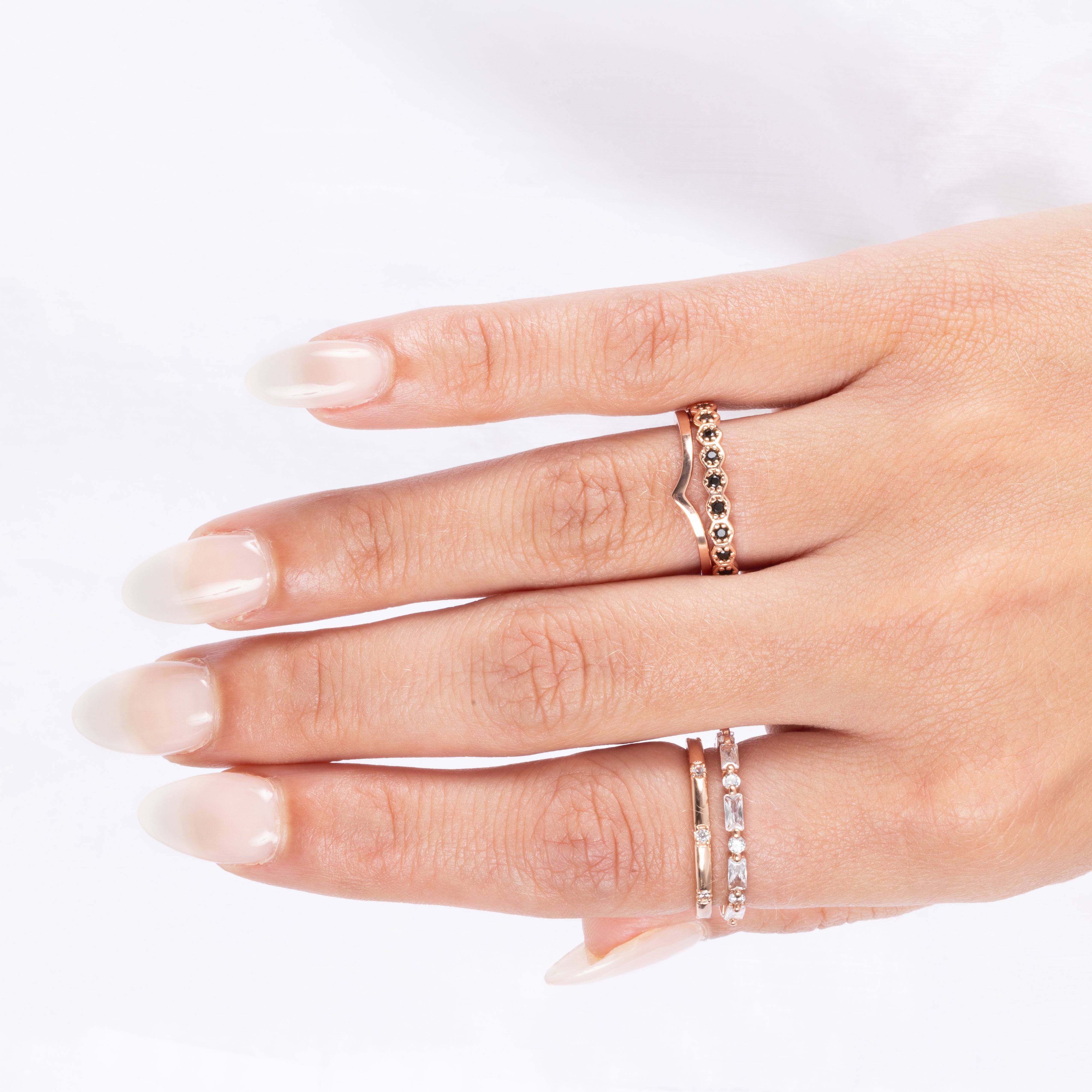 Florence Ring Rose Gold – Pagoni