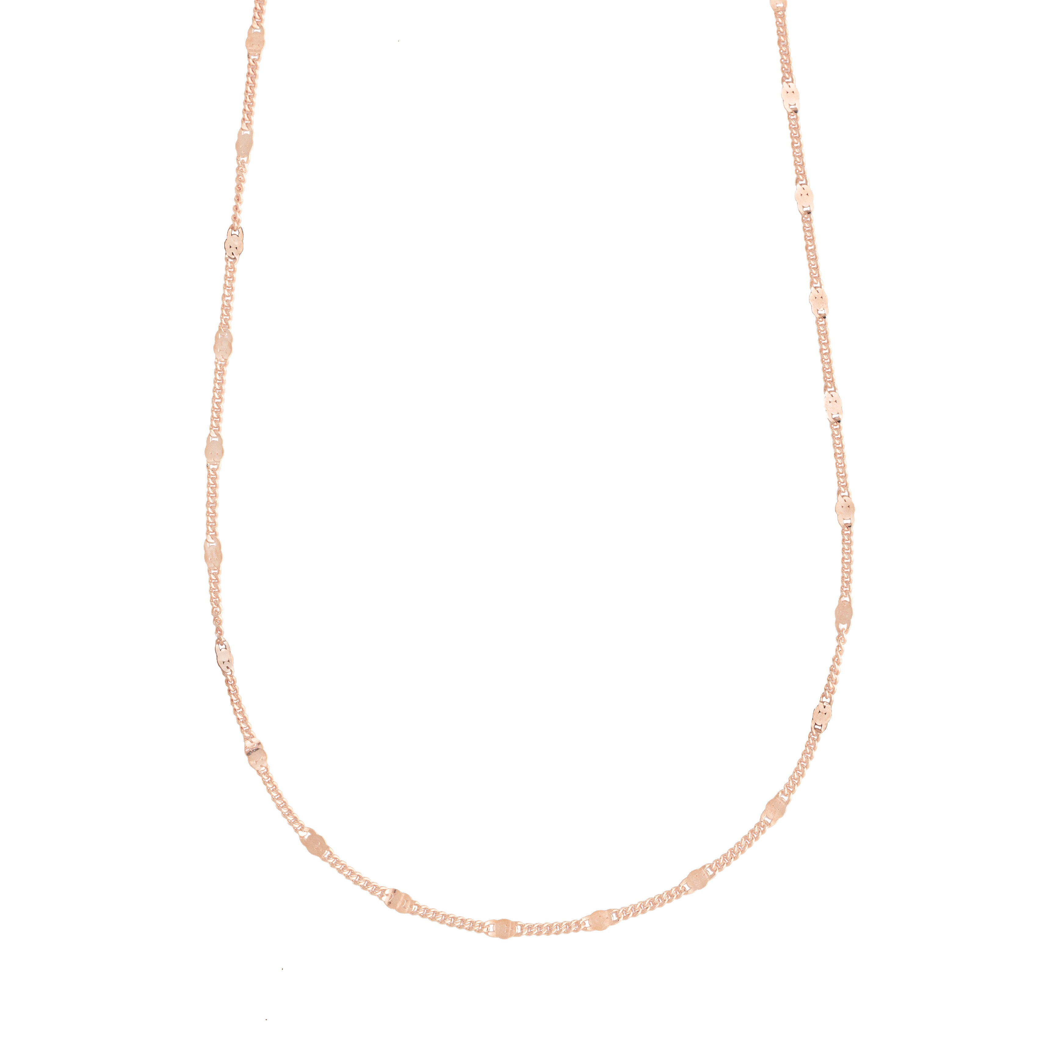 Bree Chain Necklace Rose Gold – Pagoni