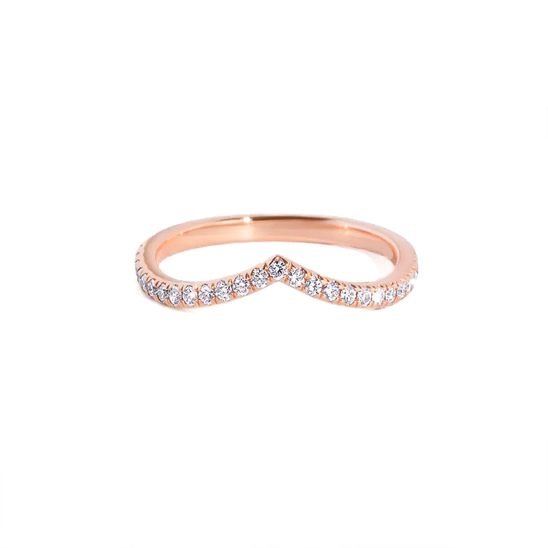 Zoe Ring Rose Gold – Pagoni